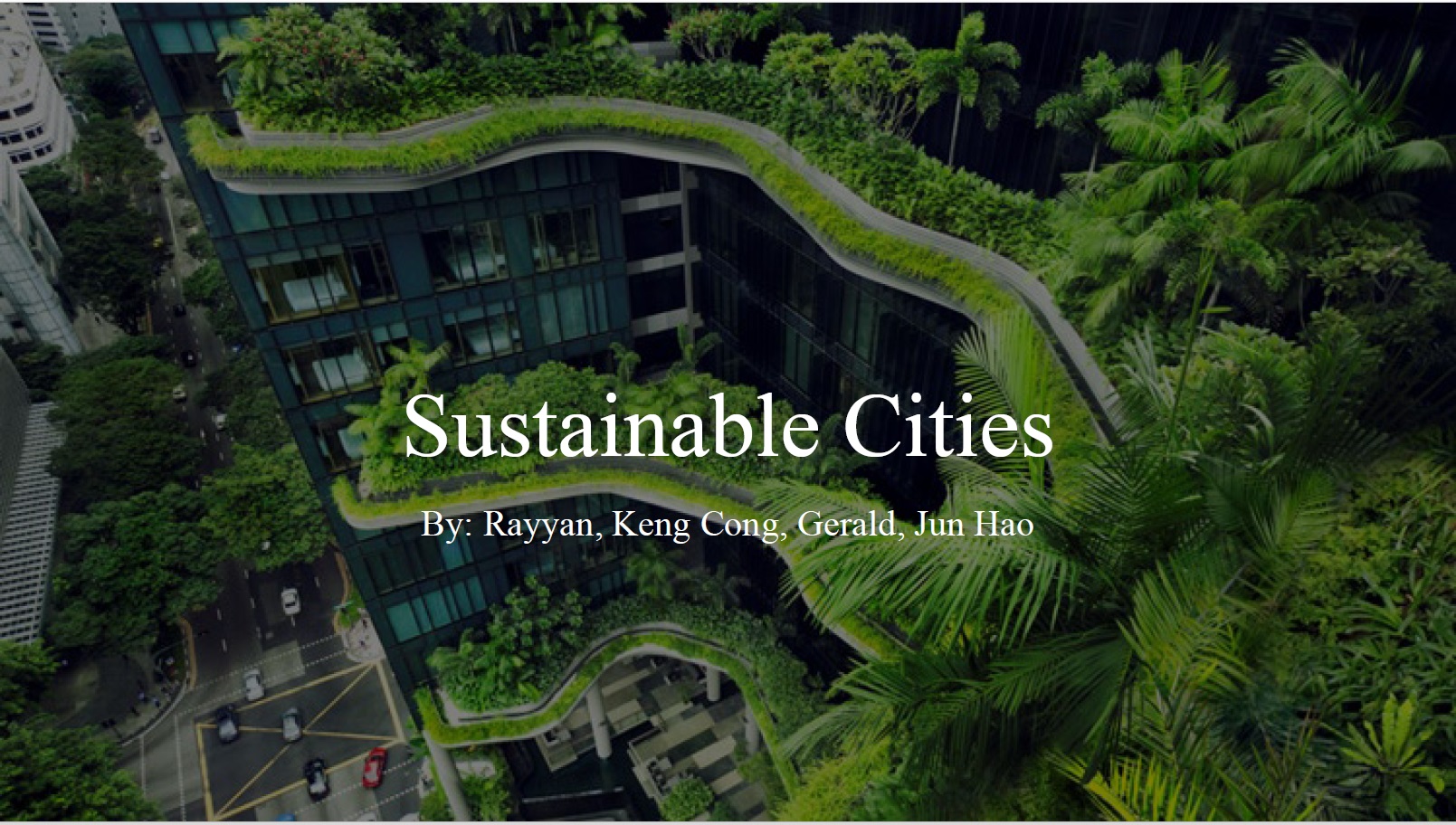 2024 Sustainable Cities Challenge – PacificLight Crea8 Sustainability
